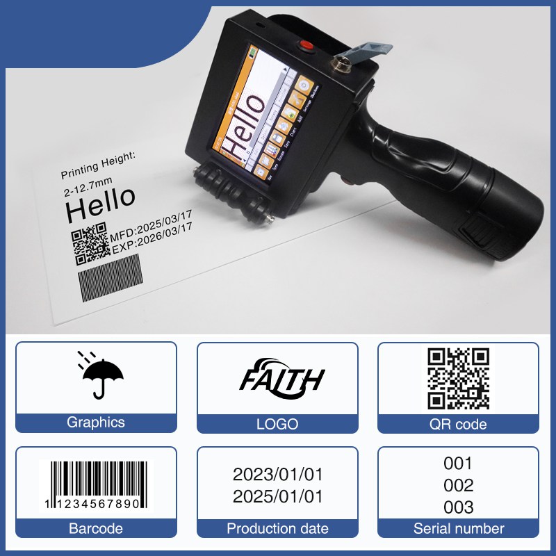 China Customized Free Sample Portable Hand Held Printer Manufacturers ...